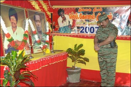 TamilNet: 26.09.07 Thileepan, Shankar remembered in Vanni